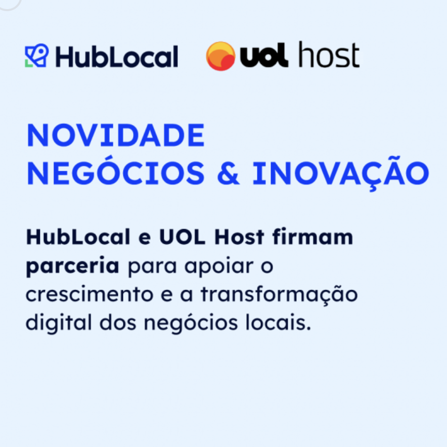 HubLocal e UOL Host anunciam parceria estratégica